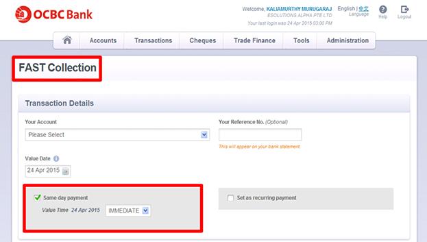 Fast and Secure Transfers