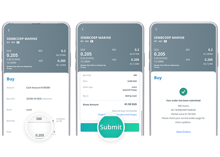 Buy your stock (in SGD) | Step-by-step guides for Digital Banking ...