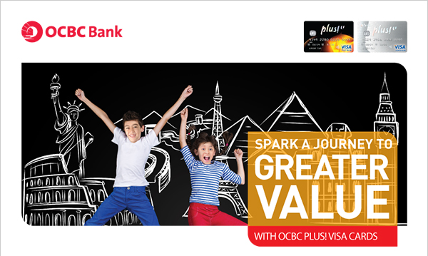 OCBC Plus! Visa Cards - Spark a journey to greater value